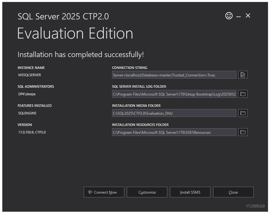 How to Install and Configure SQL Server 2025 in Windows